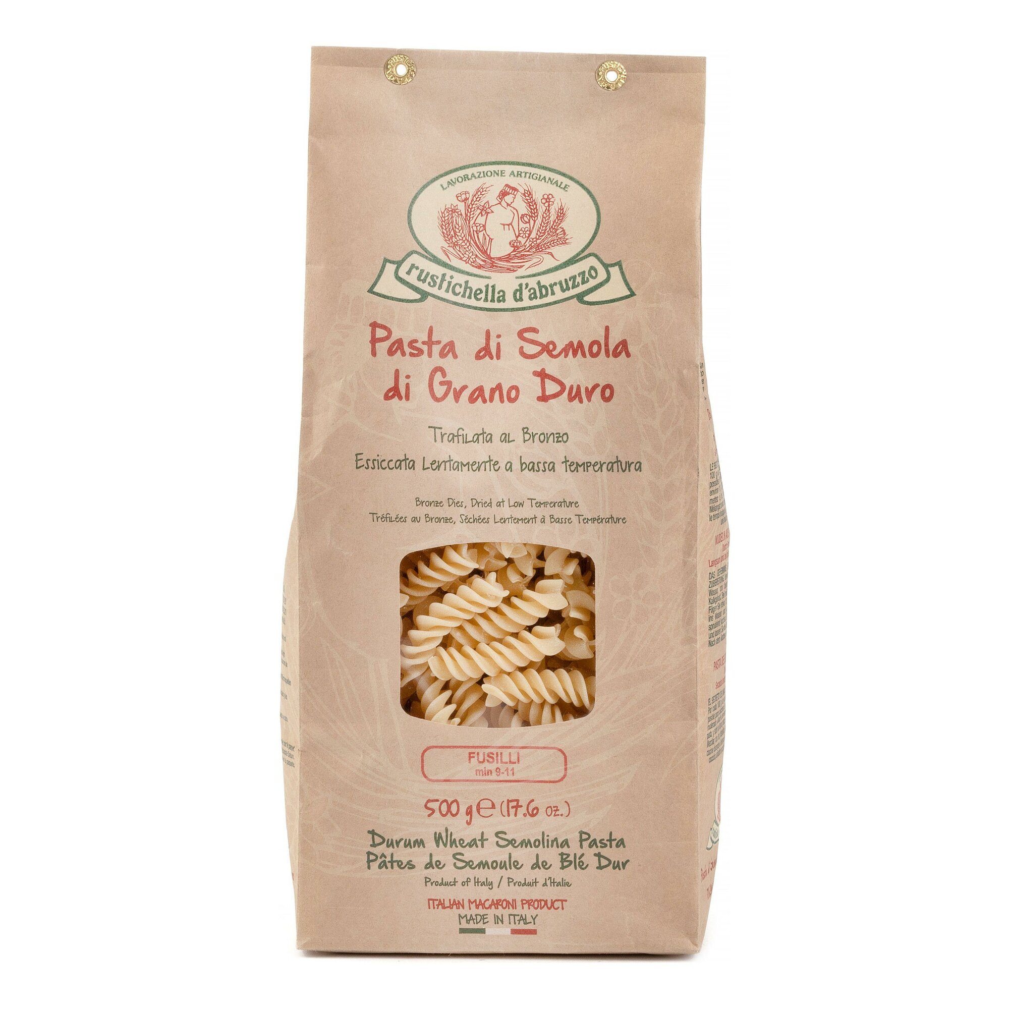 Макаронные изделия без яиц Фузилли Rustichella d'Abruzzo, 500 г
