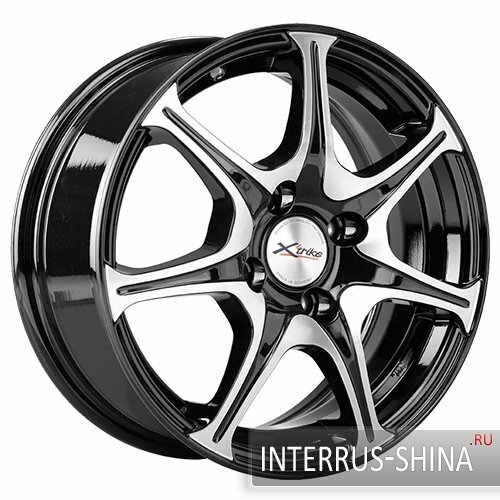 Колесный диск X'trike X-110 6x14 4x100 ET35 D67.1 BK/FP