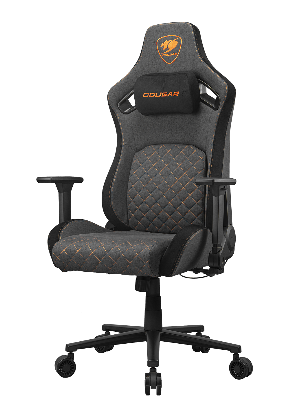 Игровое компьютерное кресло Cougar Defensor Gray F, ткань, серый