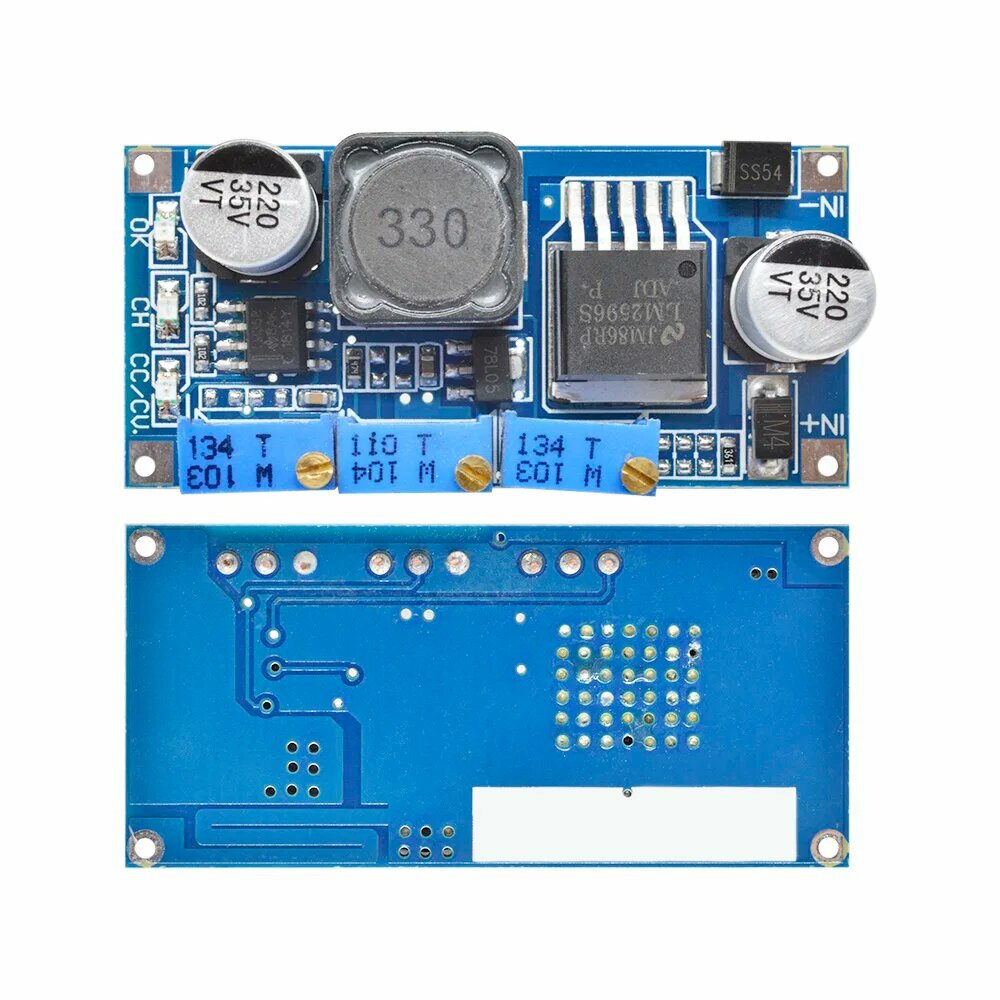 DC-DC CC CV LM2596 2596 понижающий Регулируемый Модуль источника питания зарядная плата конвертер светодиодный Driver