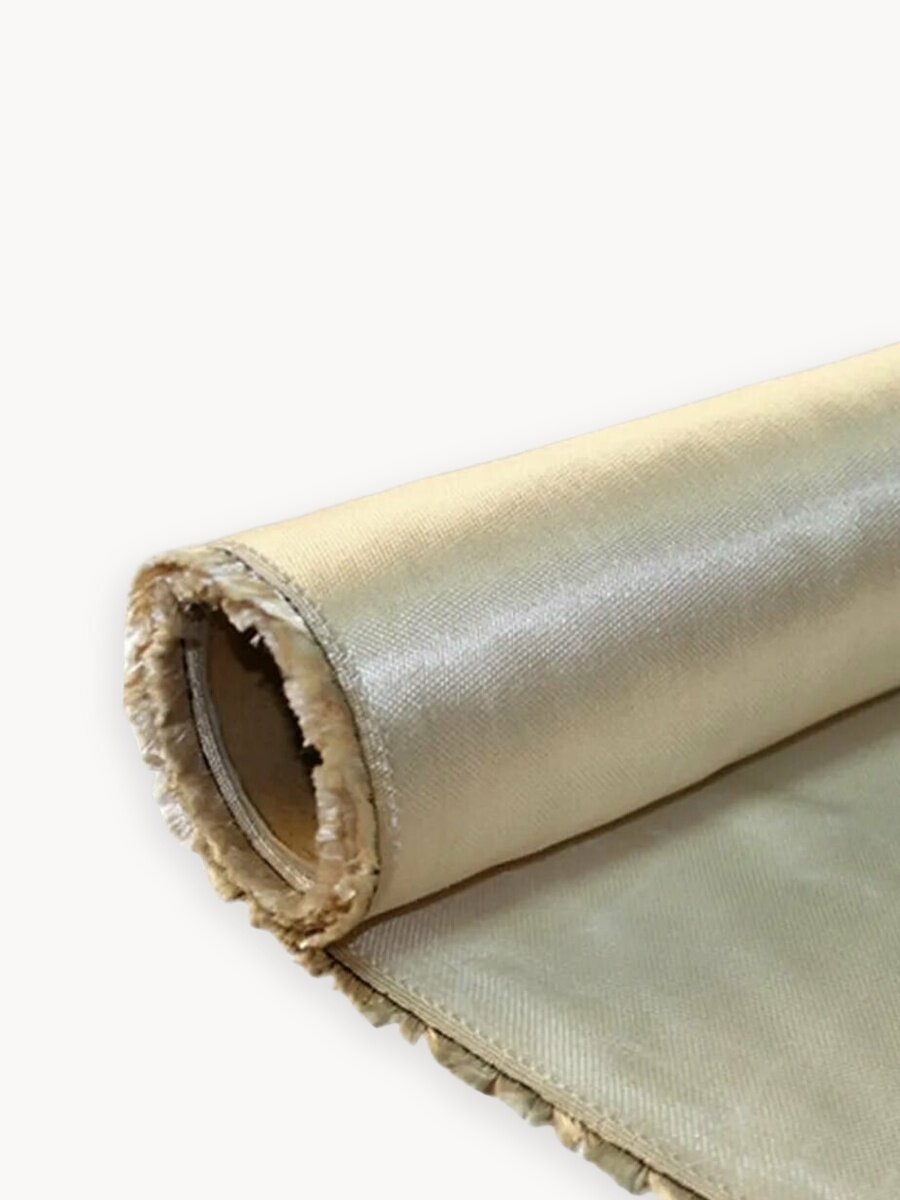 Огнеупорная, негорючая ткань. Ткань кремнеземная. Термостойкость 1200 С. Размер 3х1.27 м.