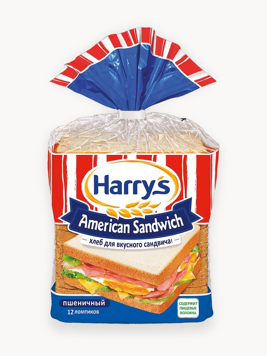 Хлеб Harry's для сэндвича пшеничный 470г