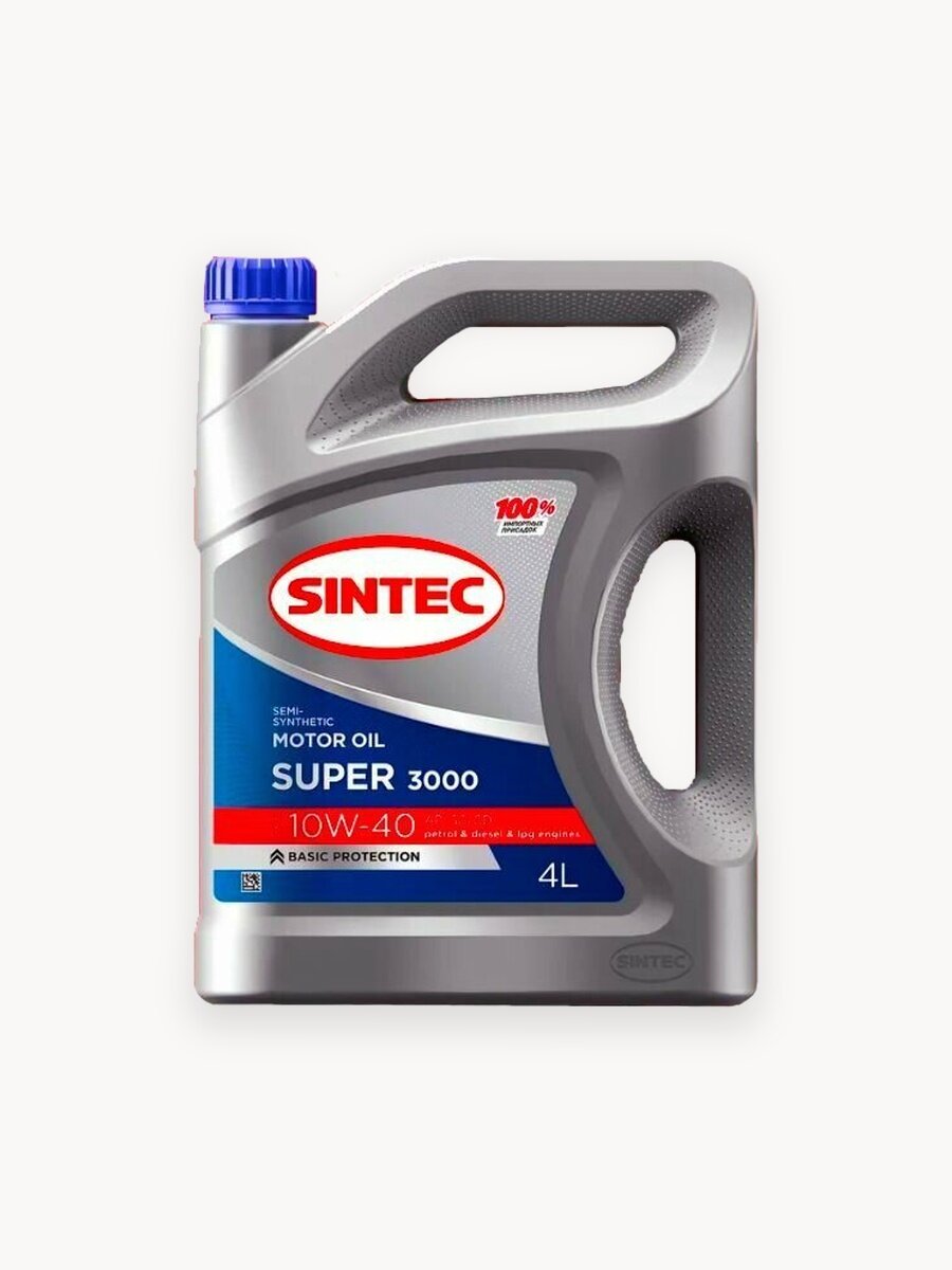 SINTEC Super 3000 10W-40 4л Масло моторное, Полусинтетическое