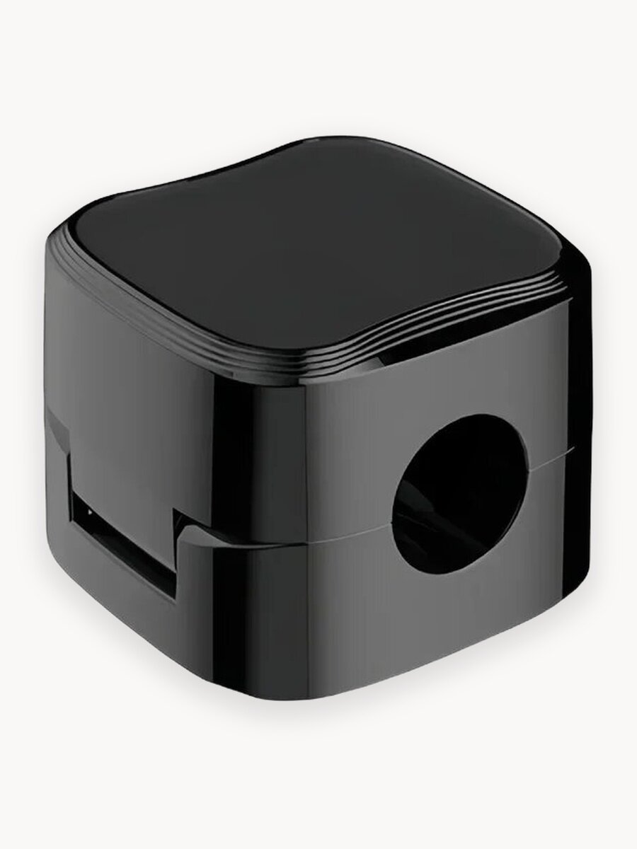 6 шт. держатель клейкий для провода, держатель шнура магнитный зажим для кабеля органайзер для зарядного кабеля для домашнего офиса под столом управления, Черный