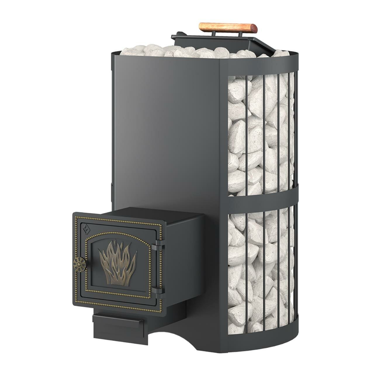 Печь ВЕЗУВИЙ Скиф с закрытой каменкой Стандарт (ДТ-3) для бани сталь