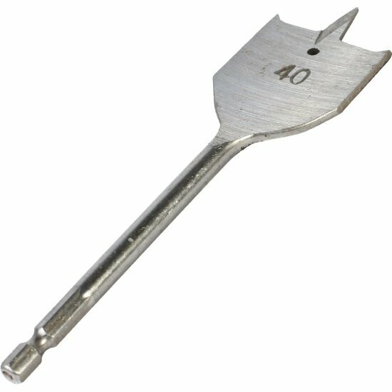 Сверло Patriot по дереву перовое 40мм х 150 мм, 1 шт в блистере