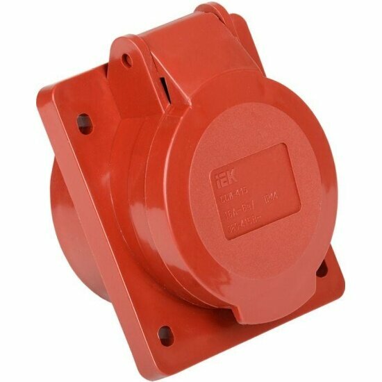 Розетка Iek встраиваемая 16А 3P+E+N 380В IP44 ССИ-415, PSR42-016-5