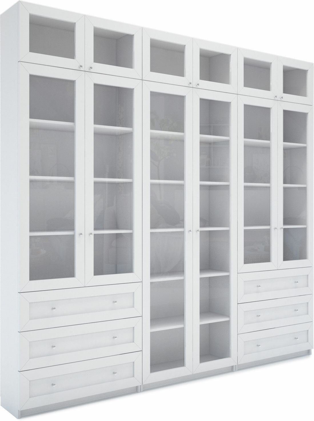 Билли 54 белый дизайн IKEA