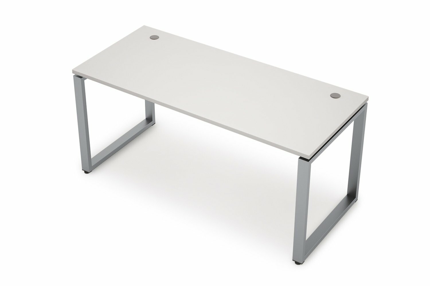 Письменный стол Hoff Avance, 140х75х70 см, регулировка высоты, цвет белый, алюминий матовый
