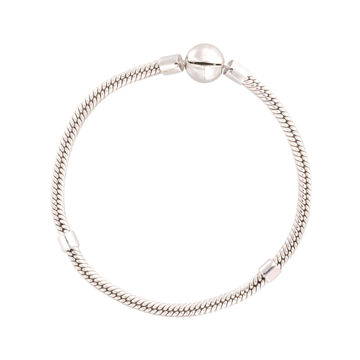 Браслет-цепочка, серебро, 925 проба