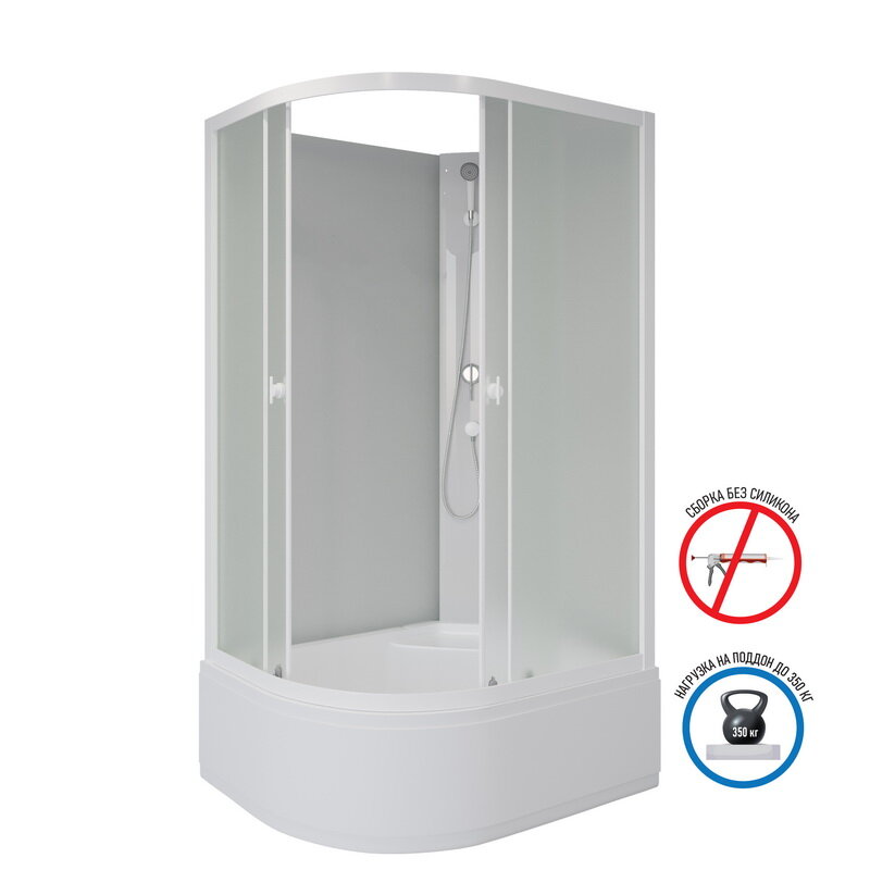 Душевая кабина Niagara P100/80/40R/MT/BK