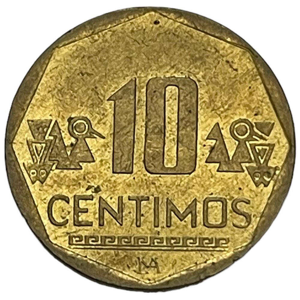 Перу 10 сантимов 2011 г.