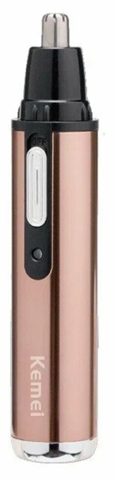 Триммер Kemei КМ-6660, 3в1, для бороды, ушей и носа, нержавеющая сталь, USB