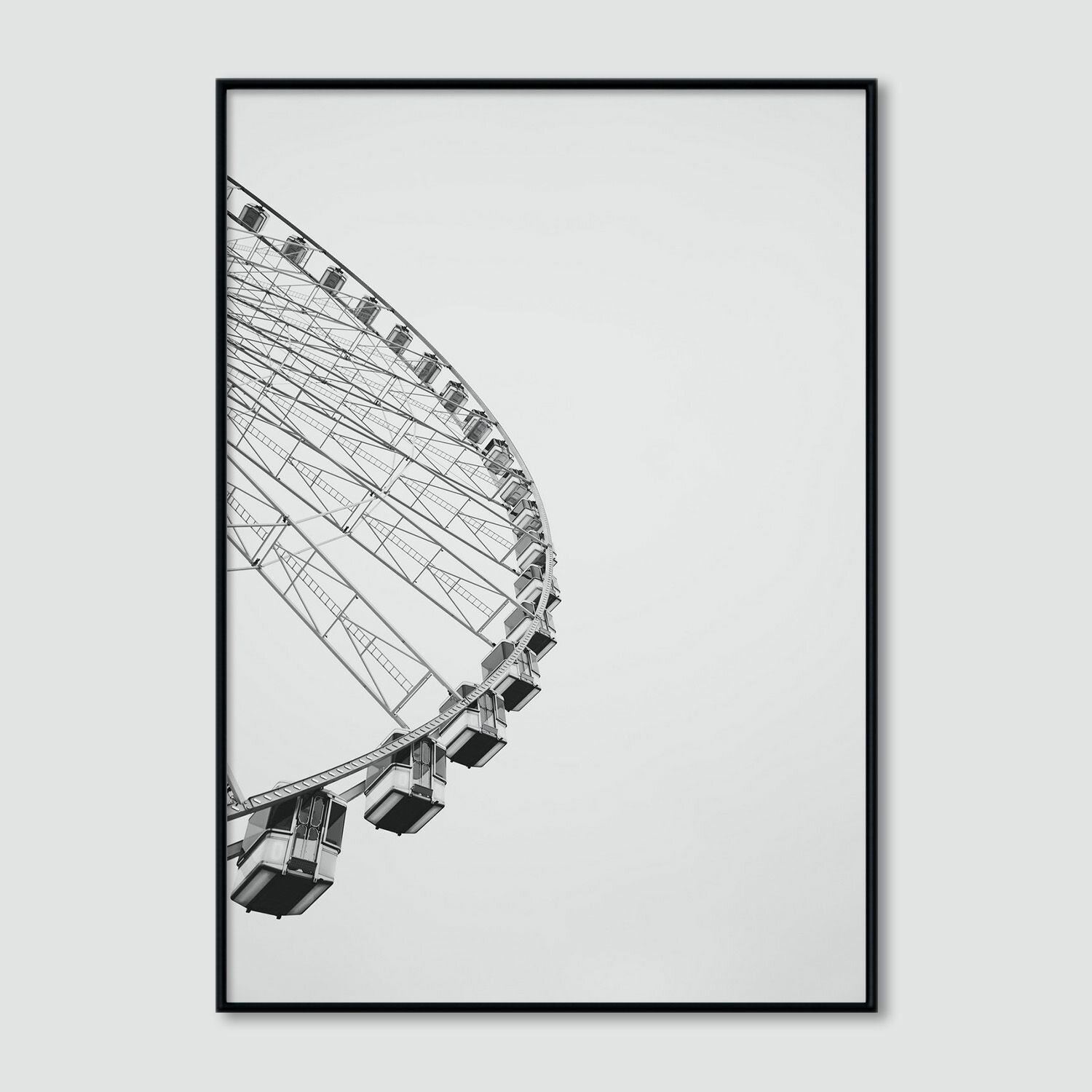 Постер в раме 50х70 Postermarkt, Колесо Обозрения №3