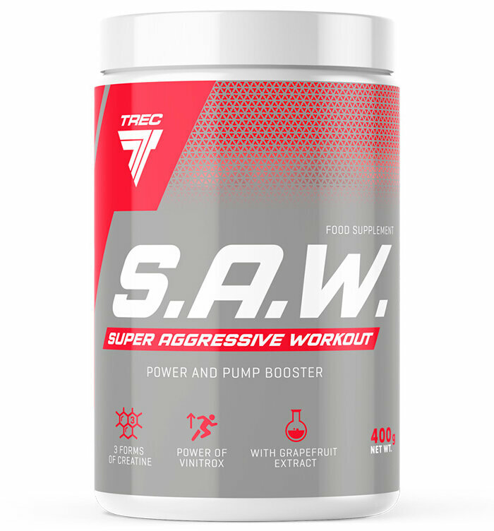 Предтренировочный комплекс, 400 гр, Trec Nutrition S.A.W. (SAW), вкус: вишня-грейпфрут