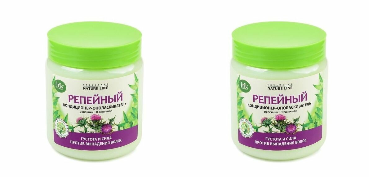 IRIS Exclusive milk line Кондиционер-Ополаскиватель Репейный, 500 мл - 2 шт