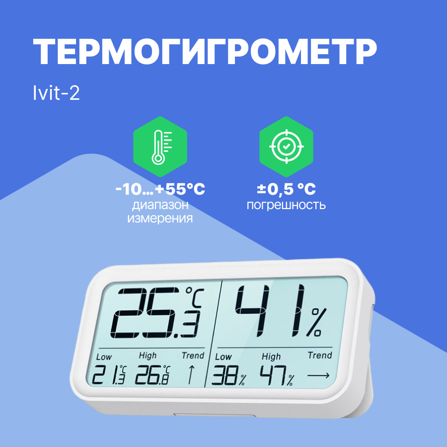 Термогигрометр Ivit-2 с поверкой