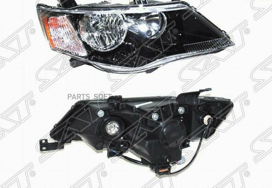 Фара Mitsubishi Outlander 05-09 (Справа/ Ксенон/Галоген/ С электрокорректором) SAT ST-214-1188R-LEHM6 | цена за 1 шт