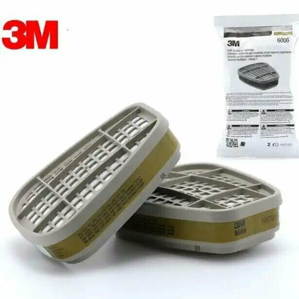 Фильтр для респиратора/ фильтр для респиратора масок 3М, защита от формальдегида, хлора, краски, щелочи, смол, лака, бензина, аммиака, FFP1