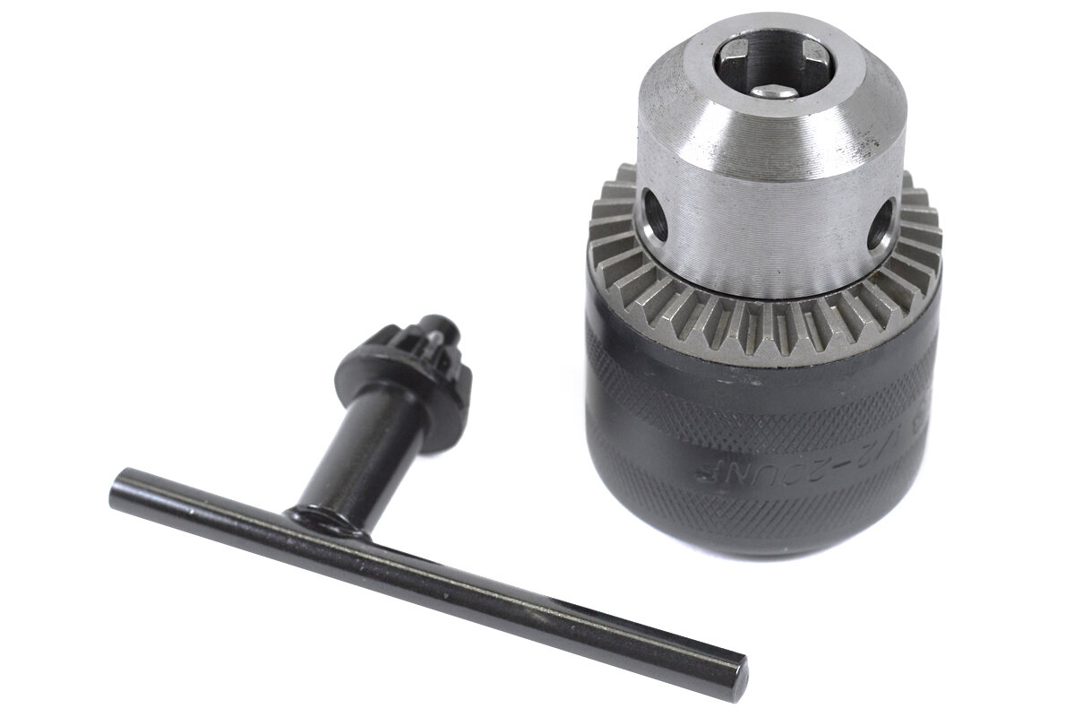 Патрон сверлильный (01, 5.13 мм) 20UNF-1/2 (c ключом) для дрели ИНТЕРСКОЛ ДУ-13/780ЭР (s/n 421.****)