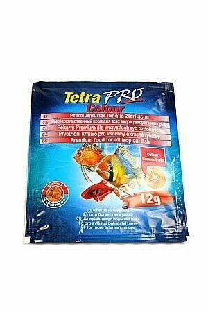 Tetra Корм сухой для декоративных рыб TetraPro Colour, чипсы 12г