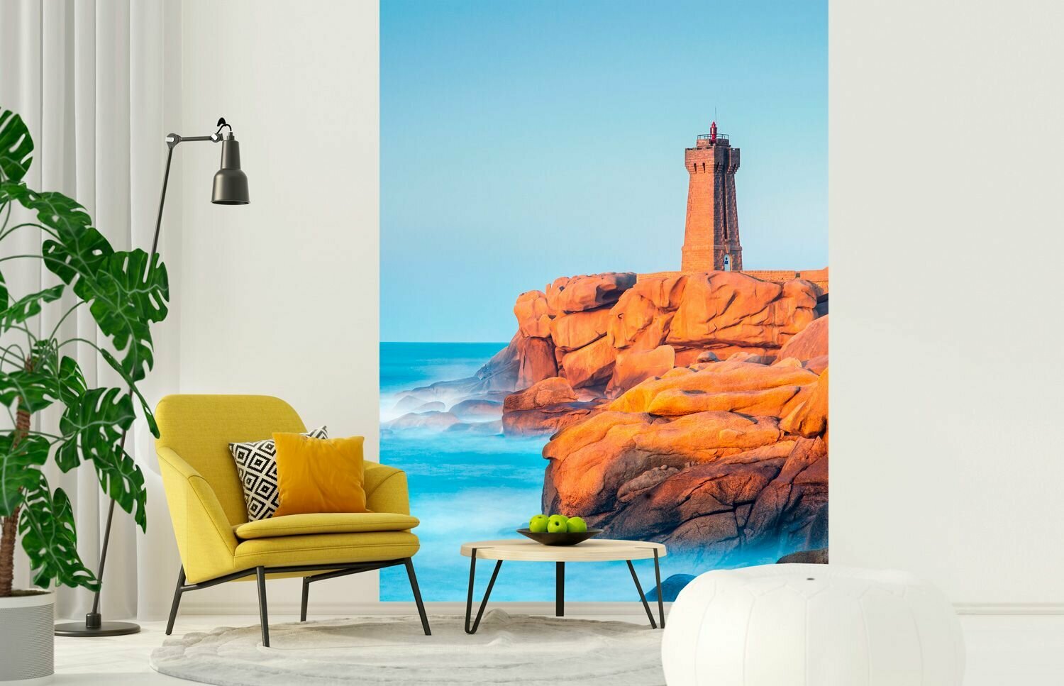 Фотообои на стену флизелиновые 3d HARMONY Кирпичный маяк 200х270 см HD2-159 фото обои 3д