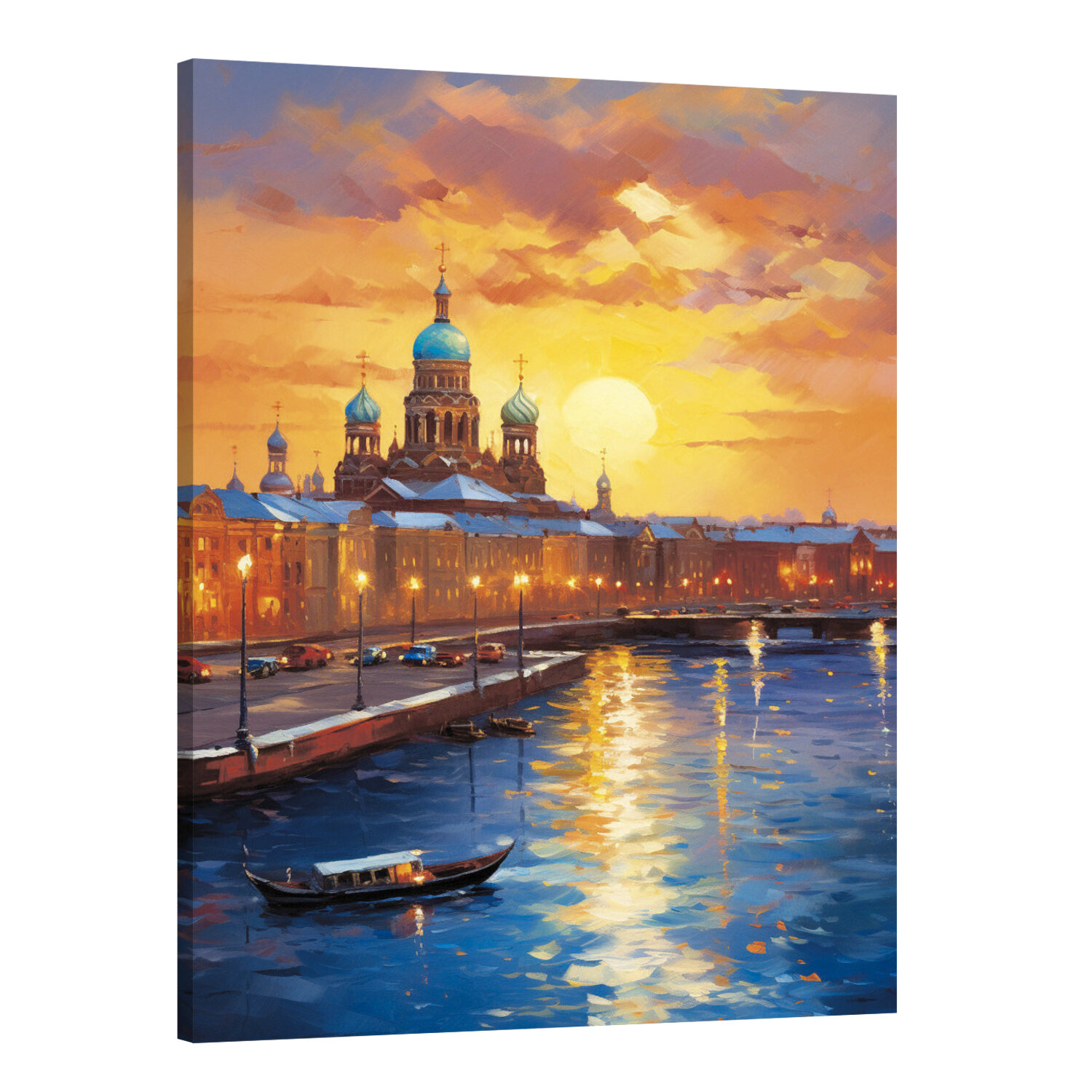 Интерьерная картина 50х70 "Питерский магнетизм"