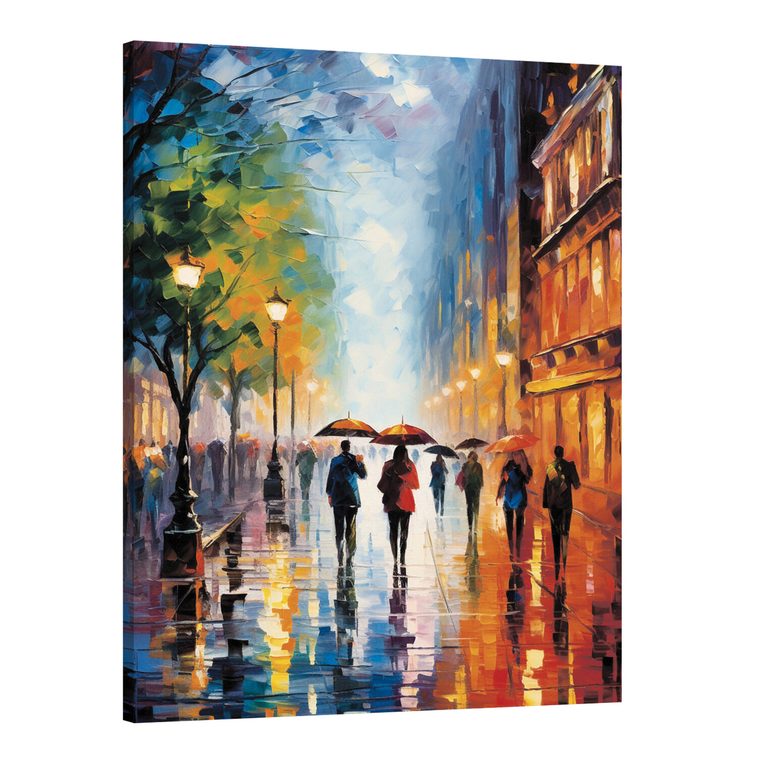 Интерьерная картина 50х70 "Природа в импрессионизме"