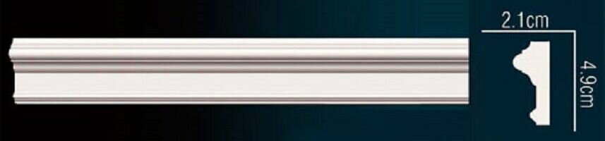 Молдинг из полиуретана Perfect AD 374 (49*21*2400мм)