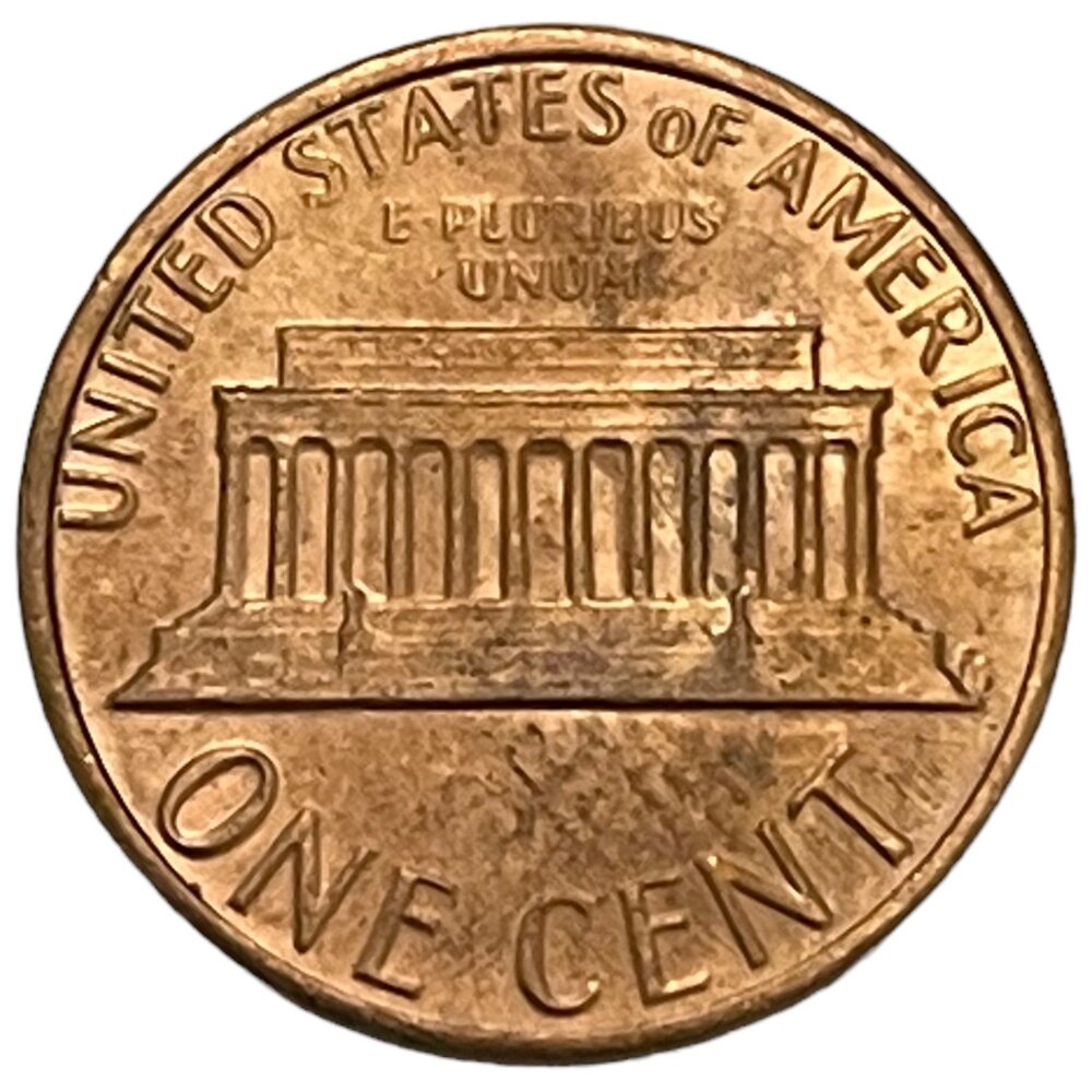 США 1 цент 1982 г. (Memorial Cent, Линкольн)
