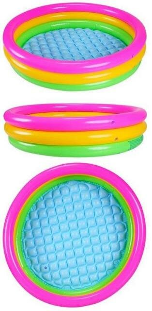 Бассейн надувной "Отблеск заката" 86х25см,1-3 года, в коробке