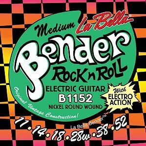 Струны для электрогитары La Bella The Bender Medium B1152 11-52