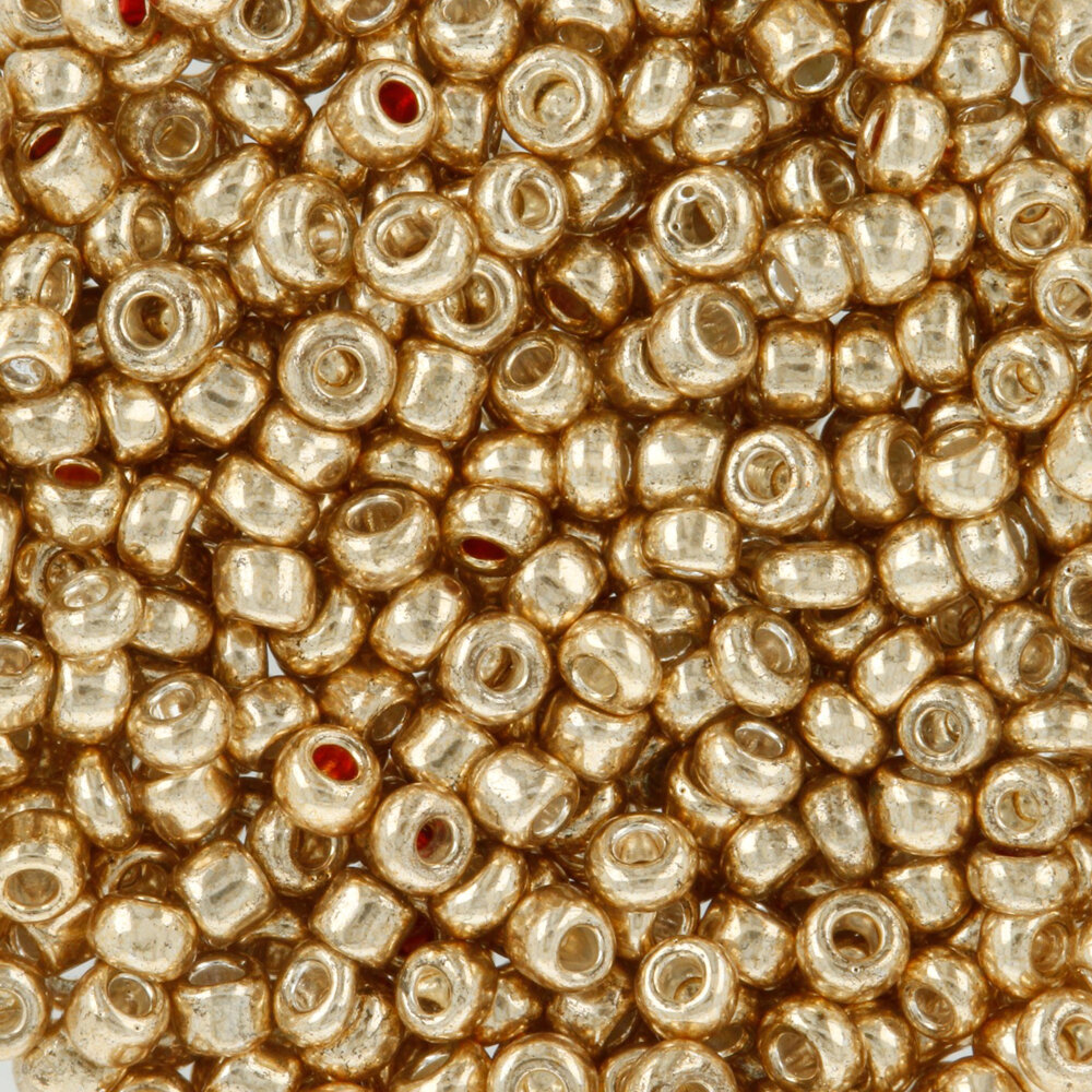 Бисер "Zlatka" круглый GR 11/0 10 г №0560 золотой