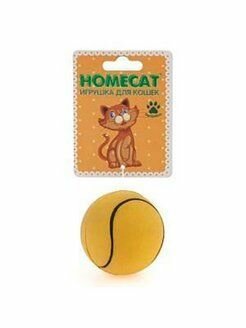 Homecat Игрушка для кошек, мяч спортивный, 6,3 см