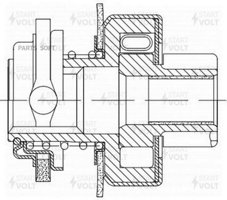 Бендикс стартера STARTVOLT арт. vcs1809