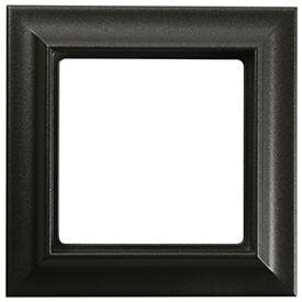Рамка Jung Eco Profi Standart на 1 пост, черный матовый