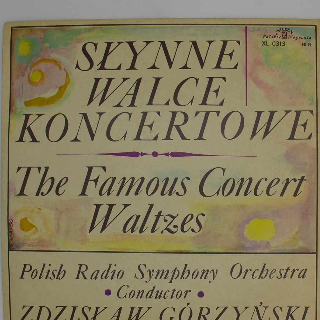 Виниловая пластинка Большой Симфонический Оркестр Польского Радио - Знаменитые Концертные Вальсы