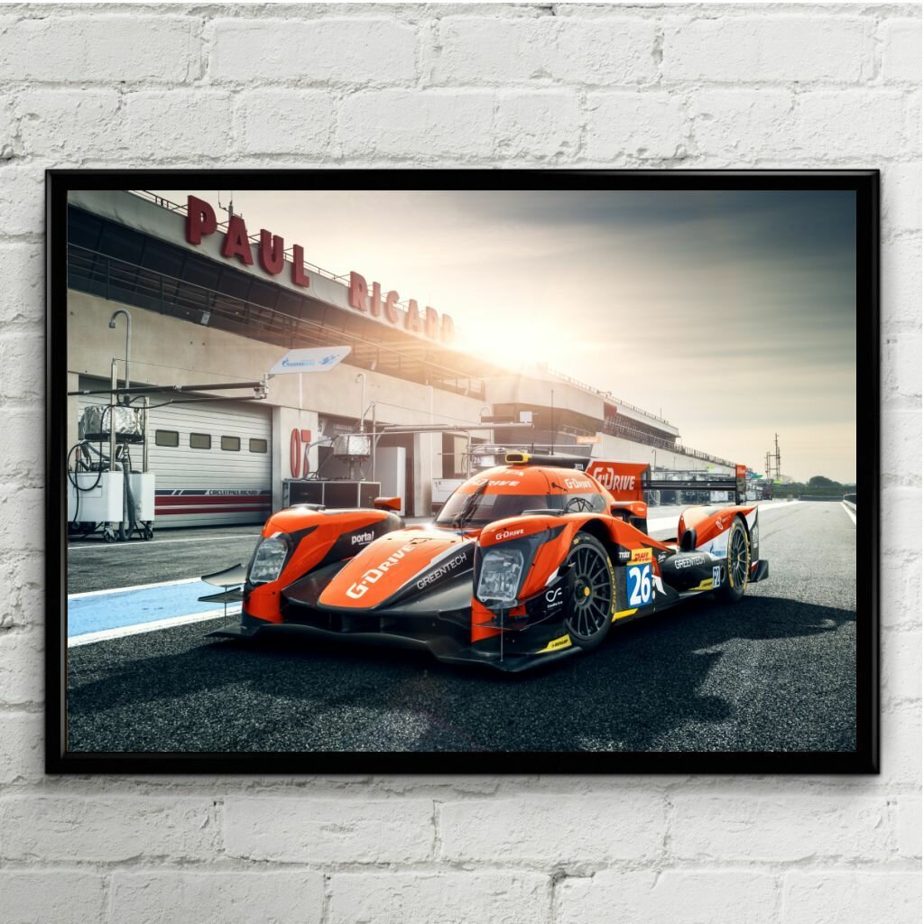 Постер "Гоночная машина Oreca" от Cool Eshe из коллекции "Автомобили", плакат А3