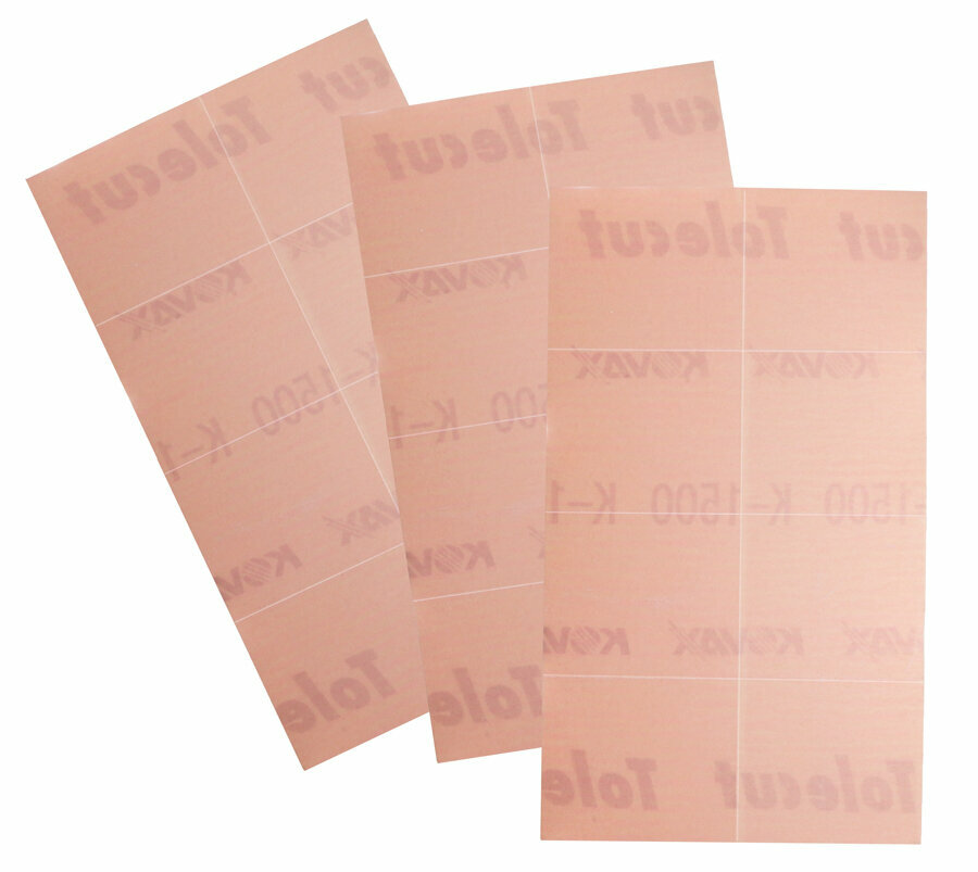 Самоклеящийся шлифовальный лист Kovax Tolecut Pink K1500 29х35 мм (24 шт.)