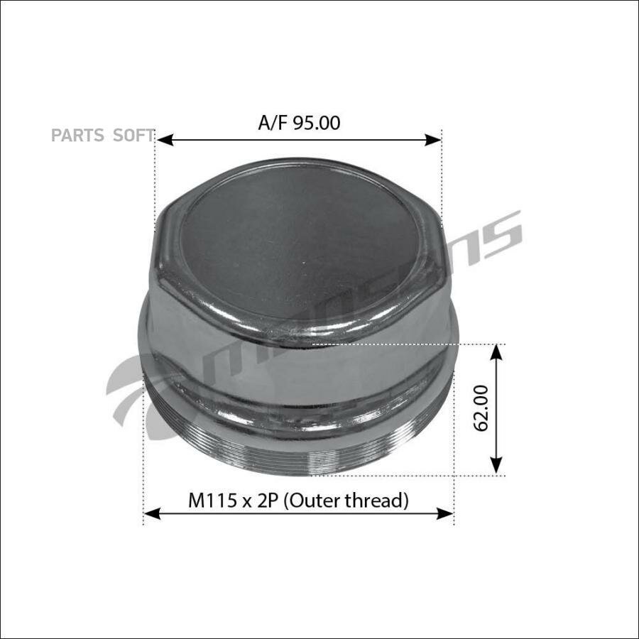 Крышка ступицы Mansons арт. 300.063