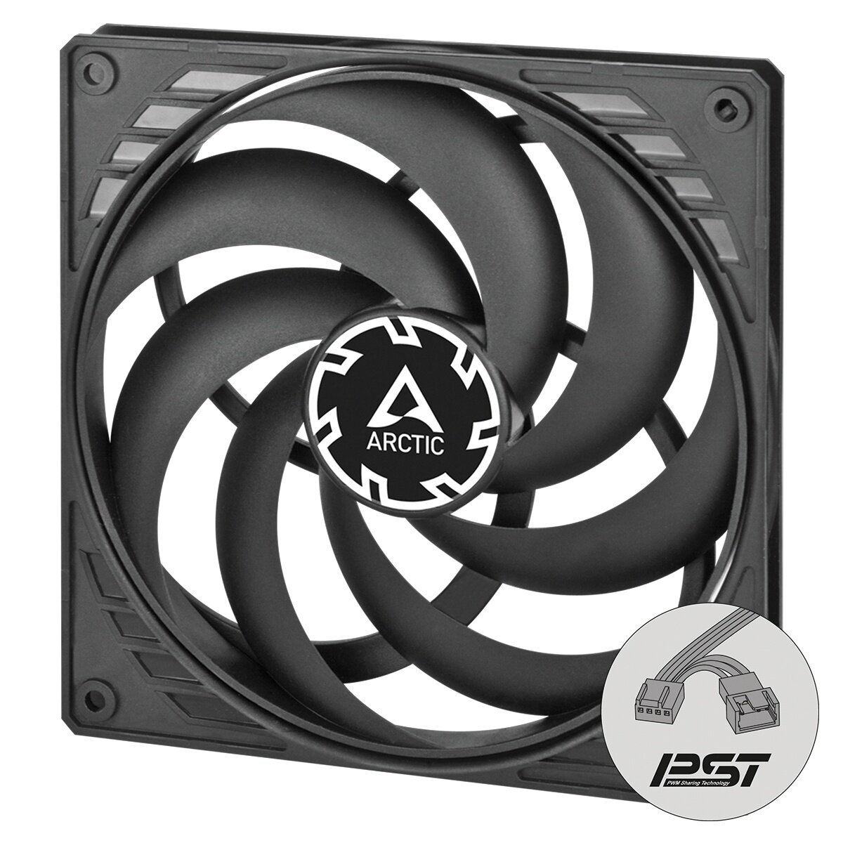 Вентилятор 140x140x15 Arctic P14 SLIM PWM PST, 150-1800rpm, 0.19A, ACFAN00268A