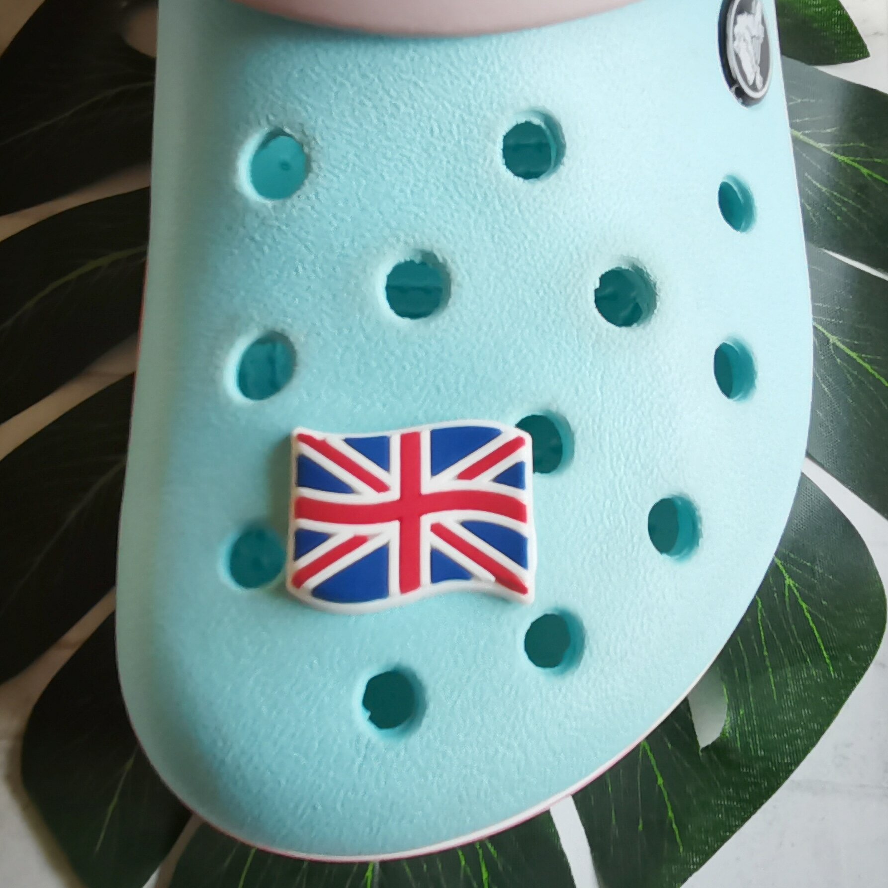 Джибитс Флаг Великобритании на Crocs, джибитс флаг Англии — фото 1