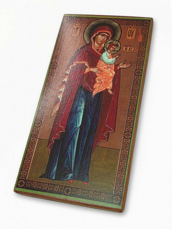 Икона Пресвятой Богородицы Моденская (Косинская), под старину, 10х19 см