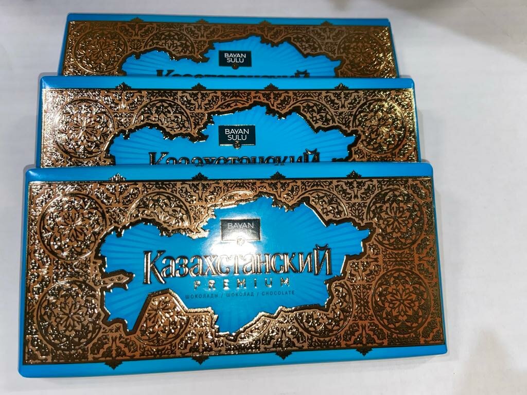 Шоколад Казахстанский PREMIUM (Классический) Баян Сулу 100гр*3шт