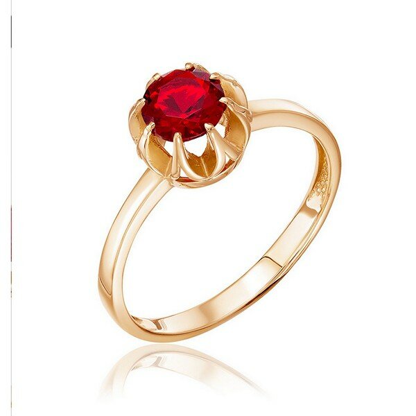 Кольцо широкое, тонкое JEWELIN, серебро, 925 проба, родирование, фианит