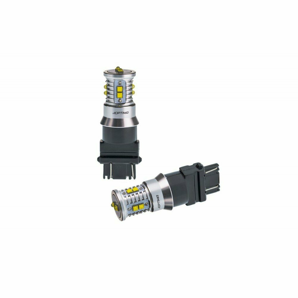 Светодиодная лампа 3157 Optima MINI-CREE, CAN, CREE XB-D*10, 5500K, 12-24V, двухконтактная, 1 лампа