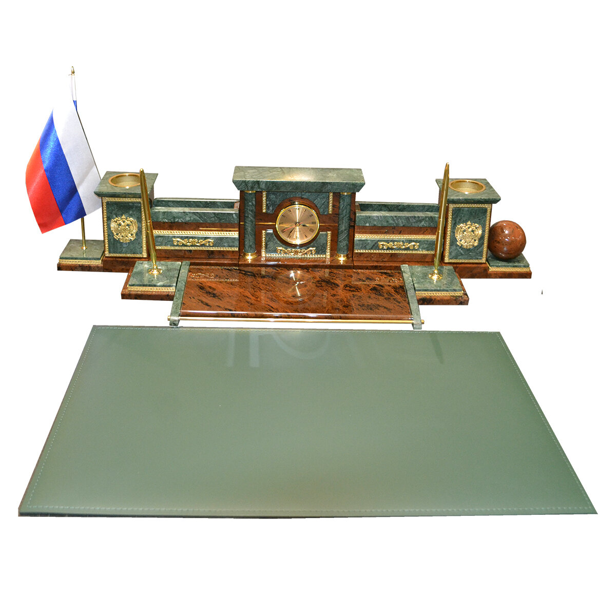 Письменный набор из камня "Идеал 15-2 VIP1"