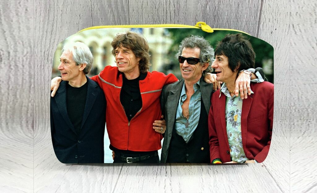 Пенал мягкий горизонтальный The Rolling Stones, Роллинг Стоунз №5