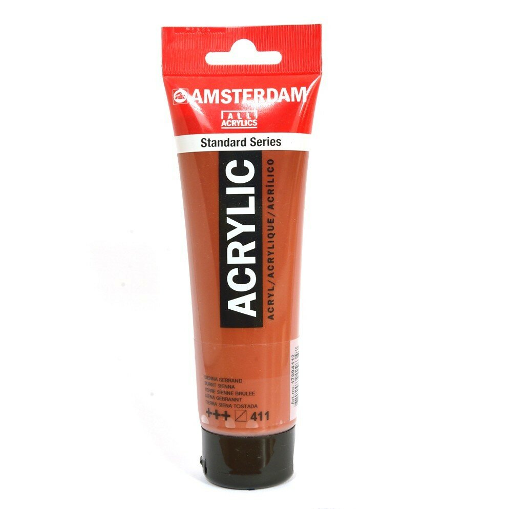 Краска акриловая AMSTERDAM цв.№411 сиена жженая туба 120мл