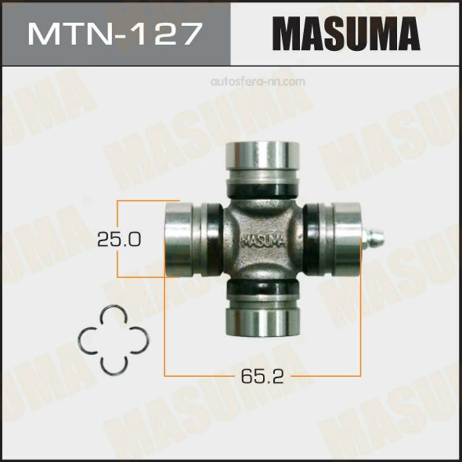 MASUMA MTN127 крестовина кардана! D25xO44\ Nissan Caravan/Terrano 86-12